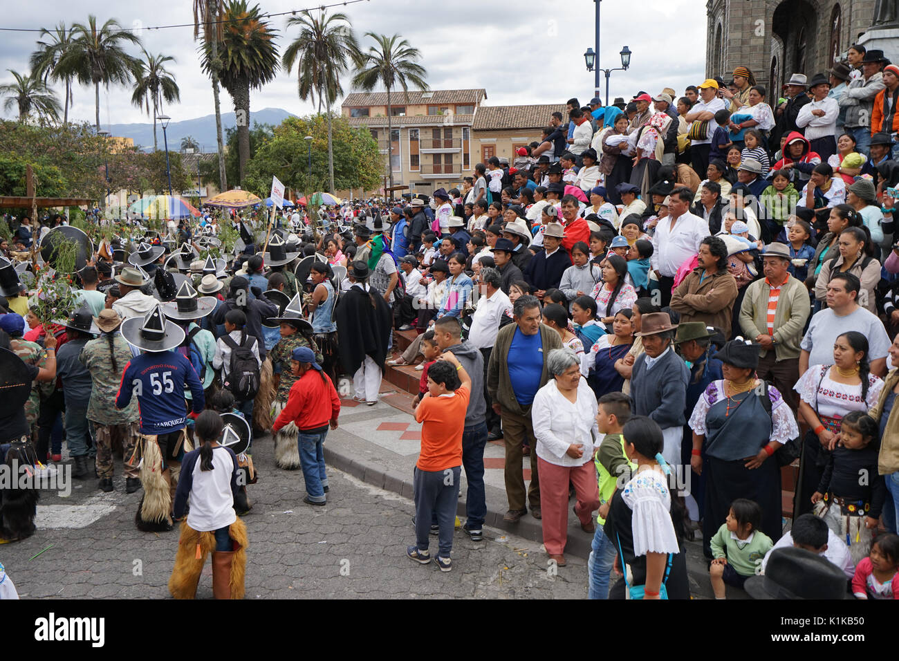 quechua indigenous people participating at the annual Inti Raymi parade ...
