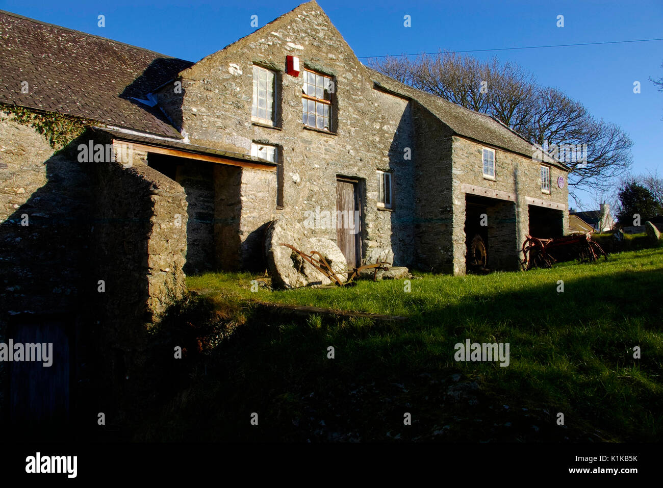 Llanddeusant Watermill, Anglesey, North Wales, United Kingdom Stock ...
