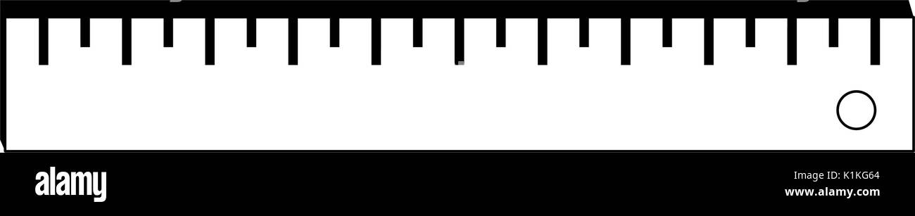 ruler measuring device icon image vector illustration design black and ...