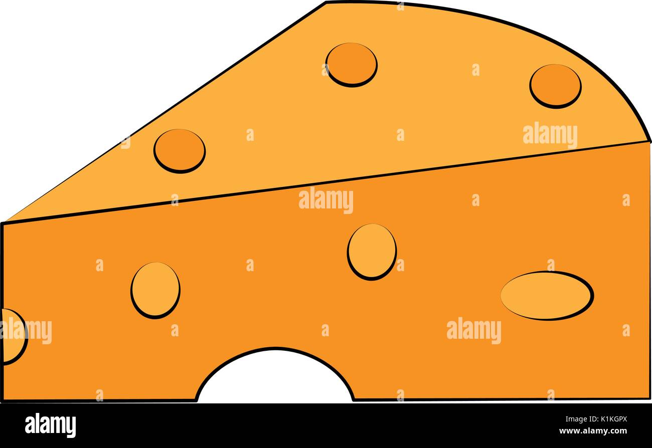 cheese slice icon image vector illustration design Stock Vector Image ...