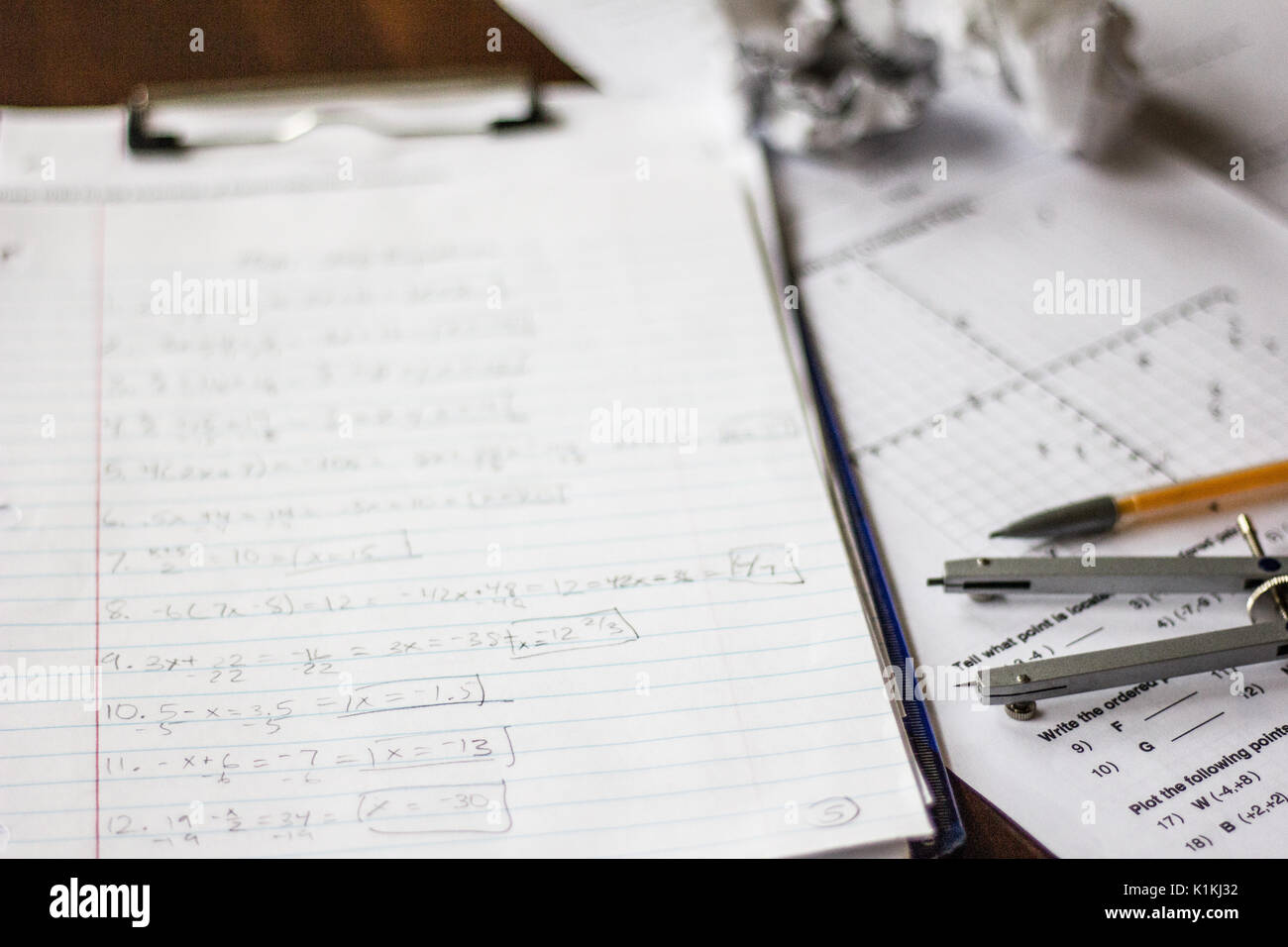 Algebra class hi-res stock photography and images - Alamy