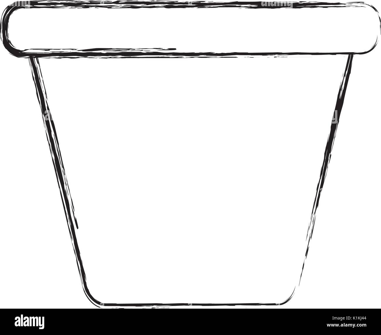 Empty gardening pot Stock Vector Image & Art - Alamy