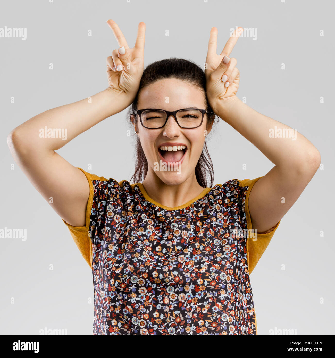 Foolish woman hi-res stock photography and images - Alamy