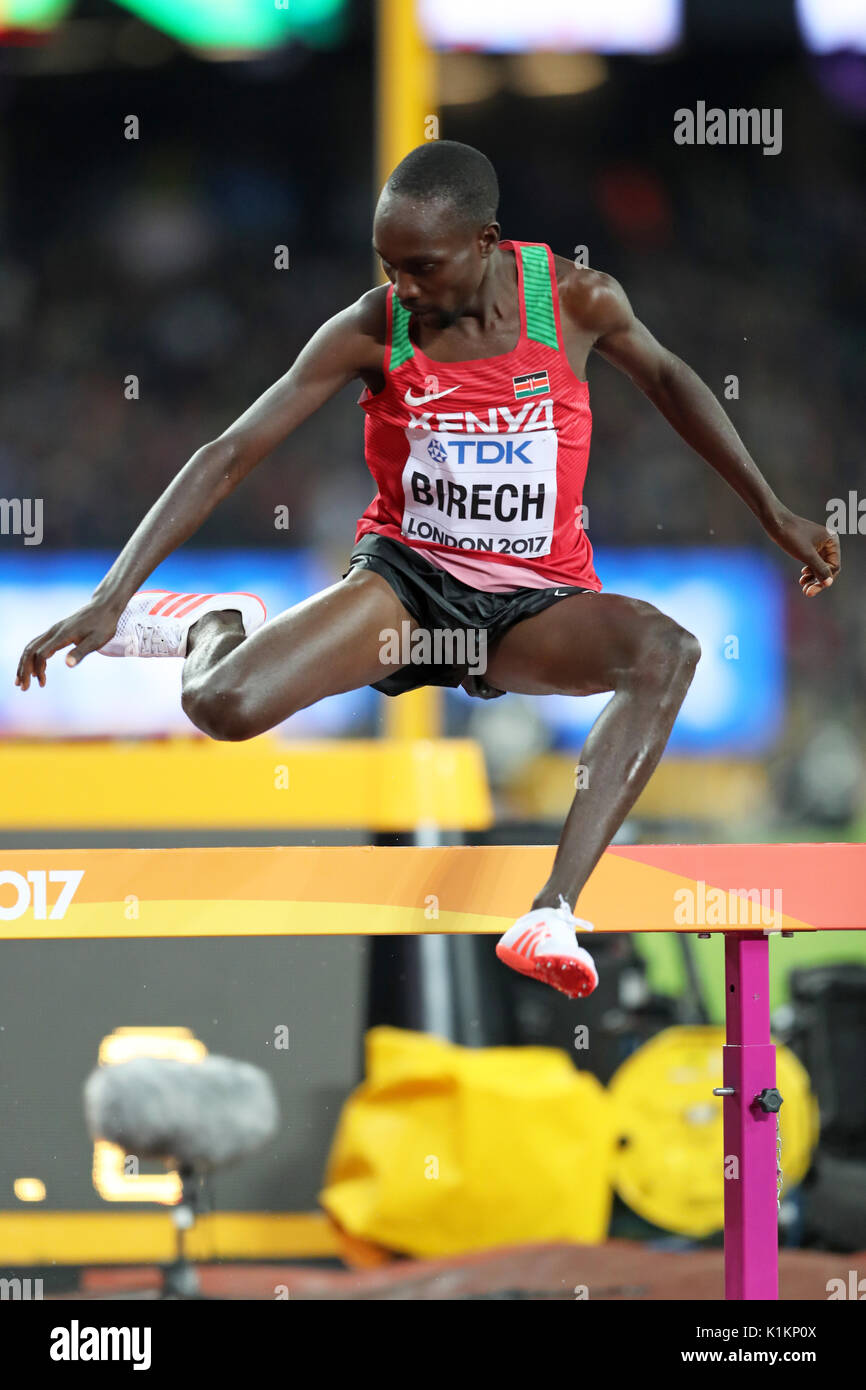 Jairus Kipchoge BIRECH (Kenya) competing in the Men's 3000m ...