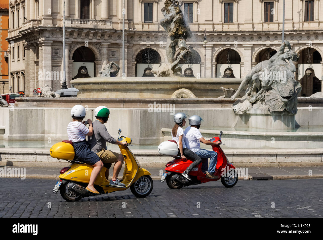 Vespa Rome High Resolution Stock Photography and Images - Alamy