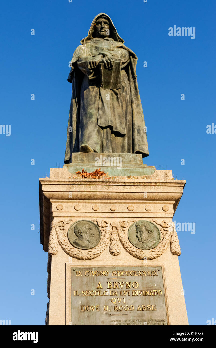 Giordano bruno statue hi-res stock photography and images - Alamy