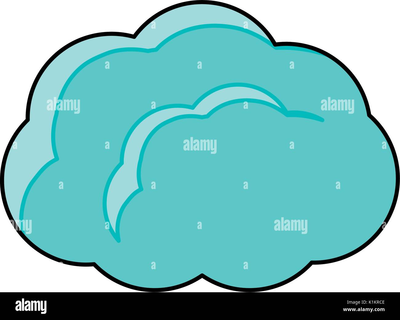 Cloud computing symbol icon vector illustration graphic design Stock ...
