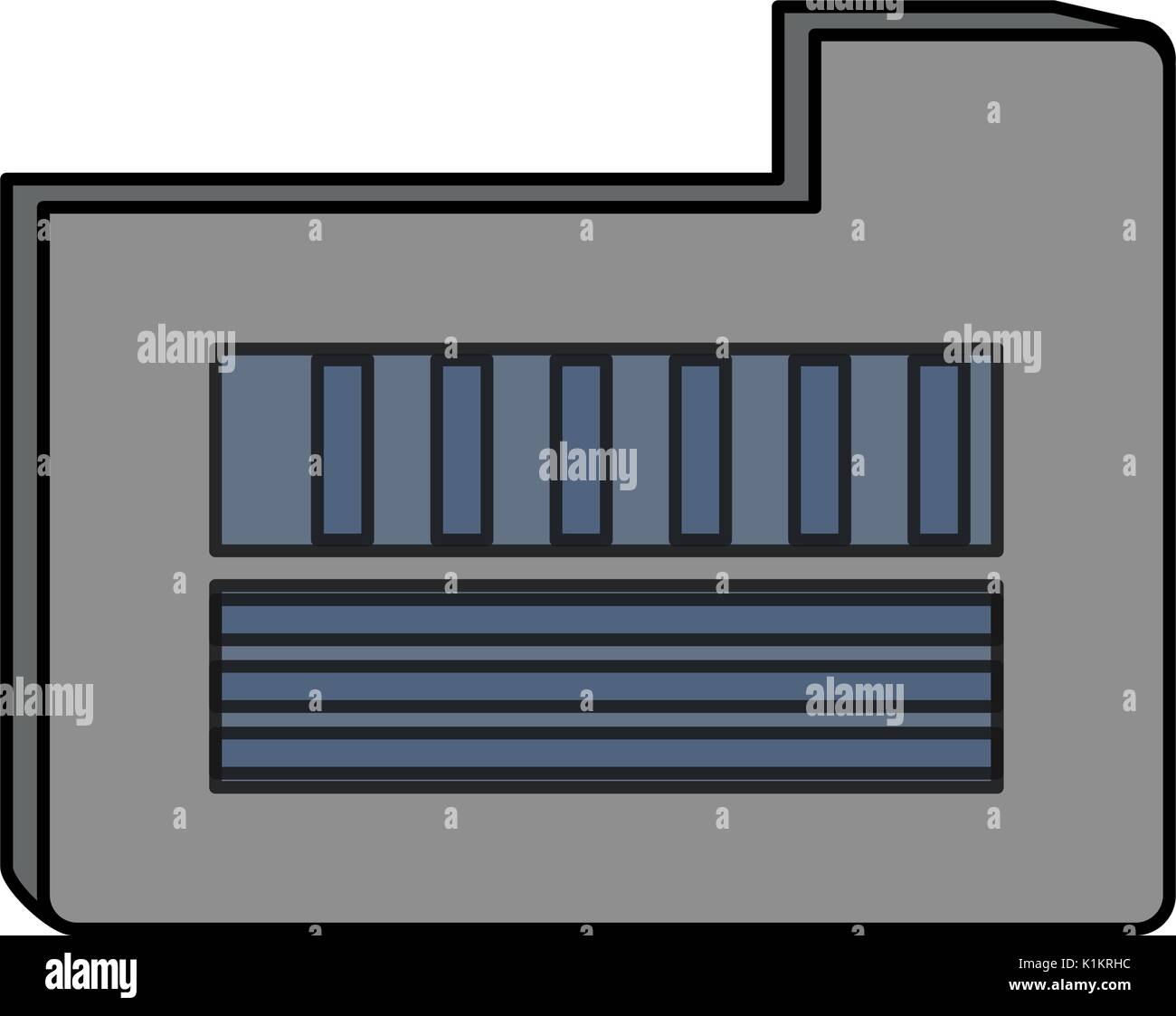 Digital folder symbol icon vector illustration graphic design Stock ...
