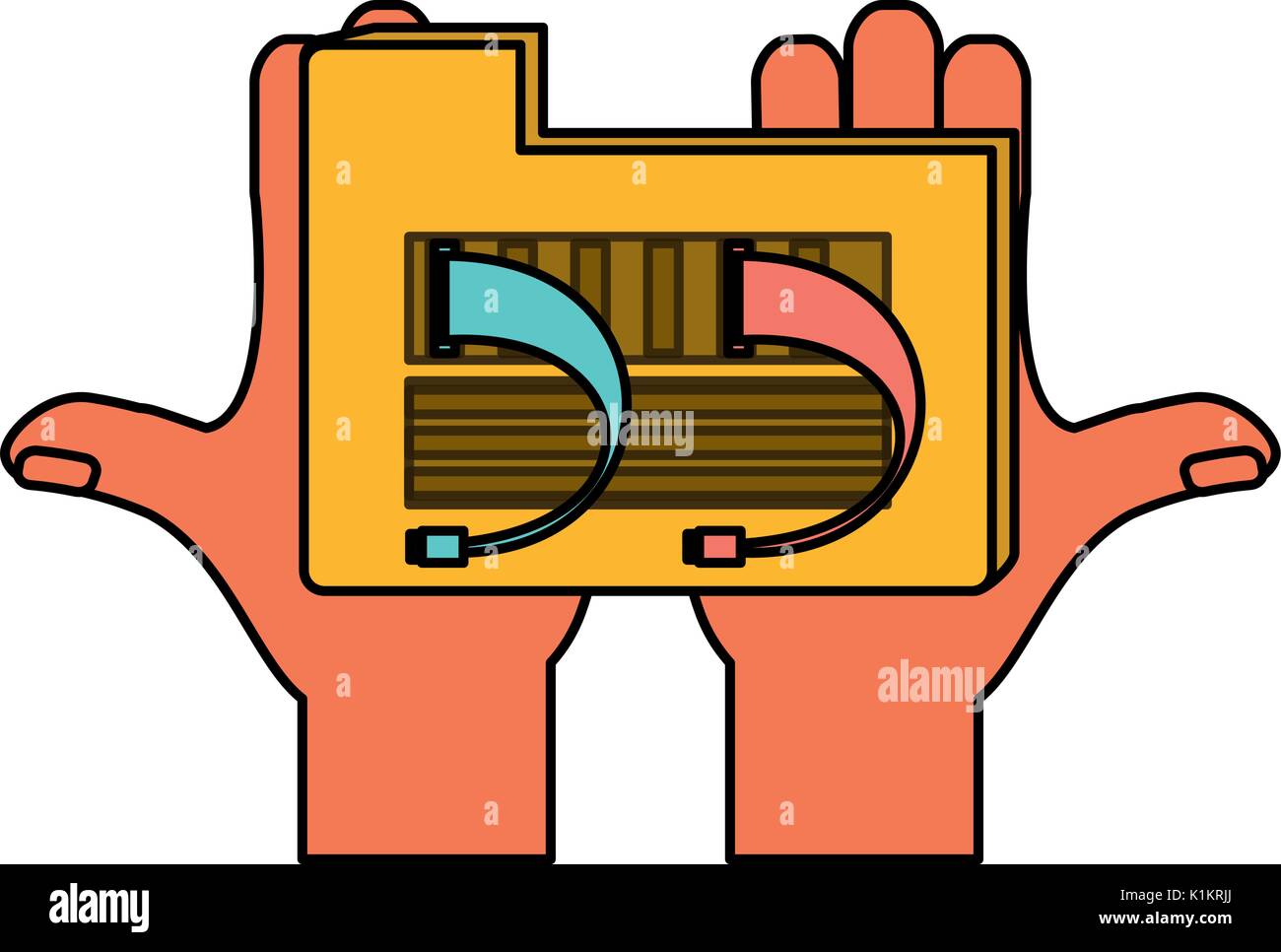 Digital folder symbol icon vector illustration graphic design Stock ...