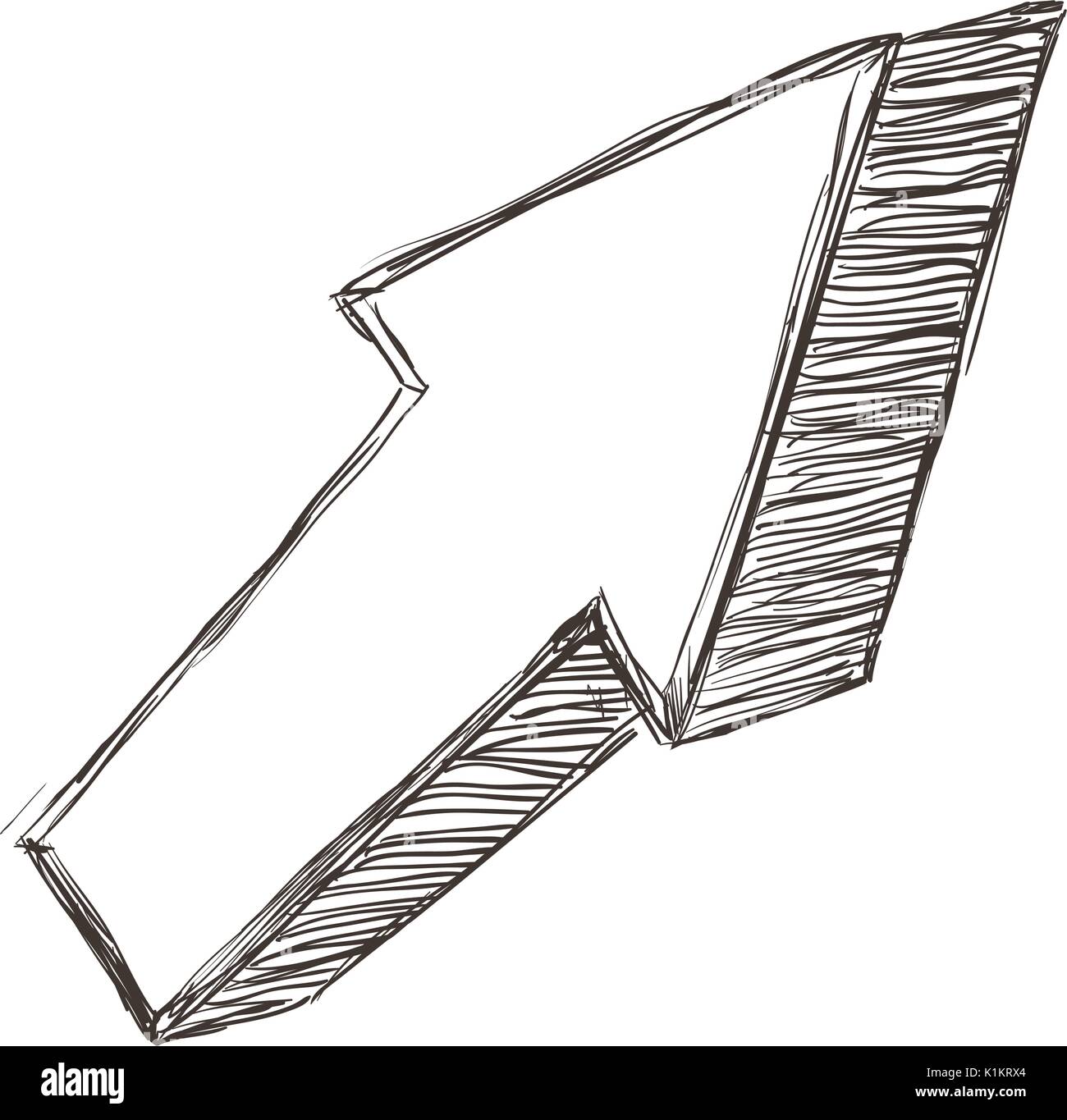 arrow signal cartoon icon vector illustration graphic design Stock ...