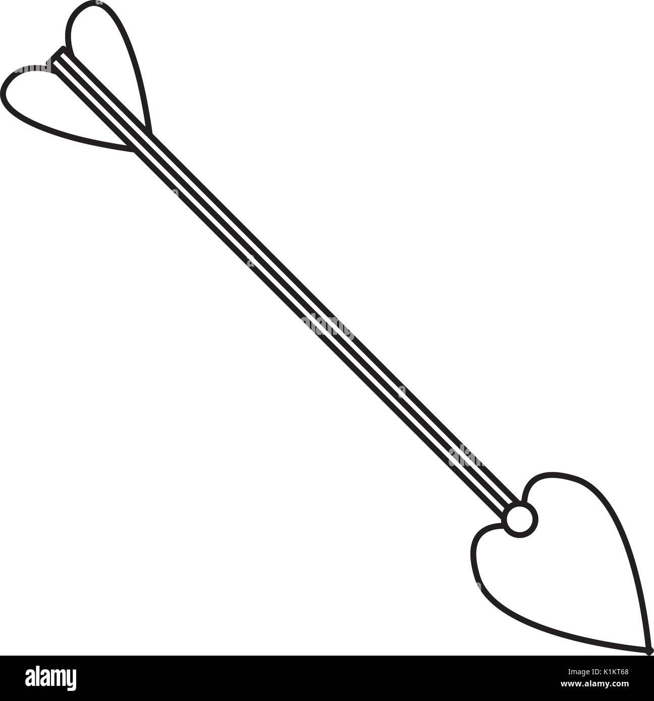 arrow arc target icon vector illustration graphic design Stock Vector ...