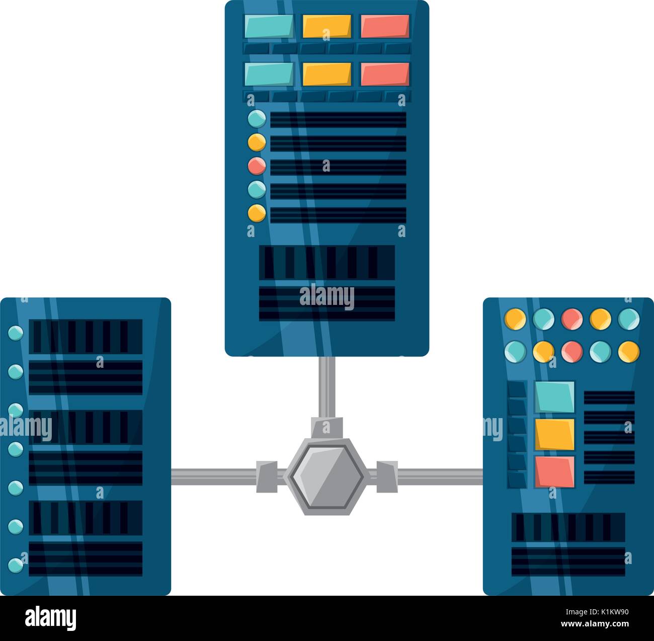 Support towers Stock Vector Images - Alamy