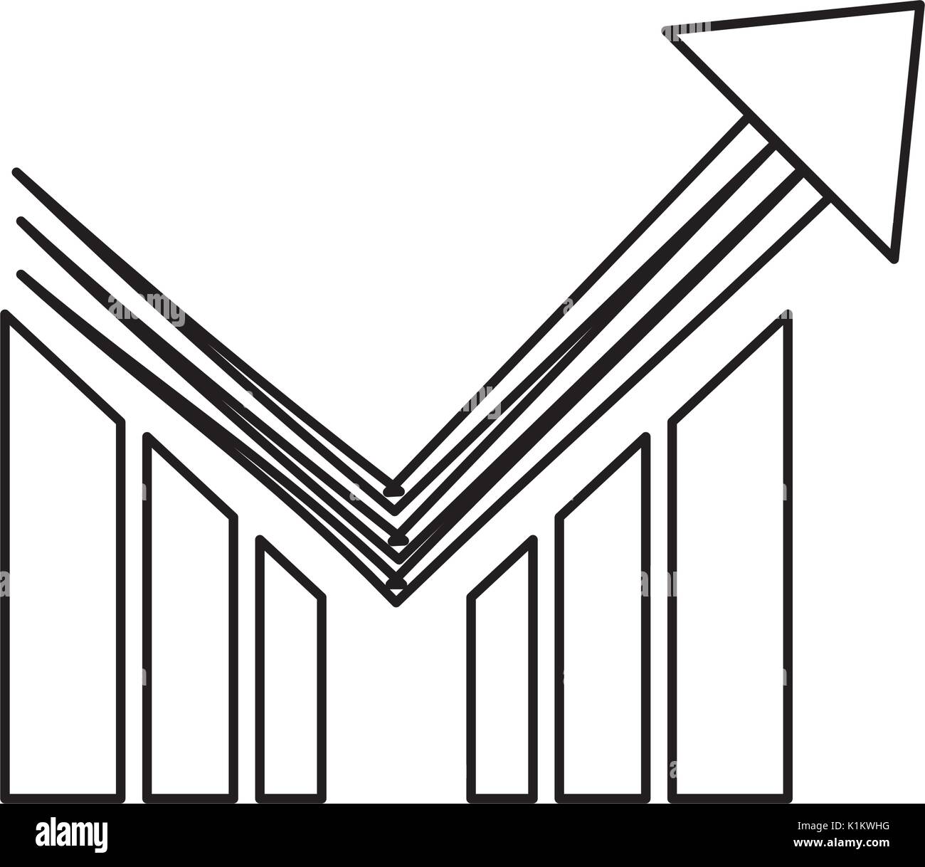 Graphic stats bars icon vector illustration graphic design Stock Vector ...