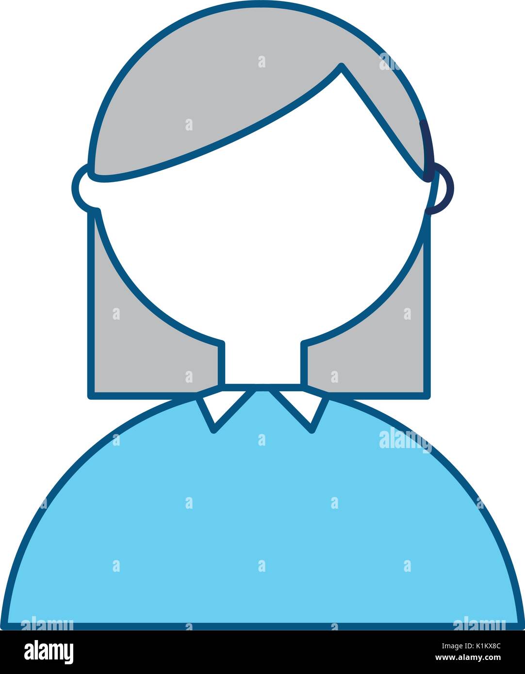 Geek woman cartoon icon vector illustration graphic design Stock Vector ...