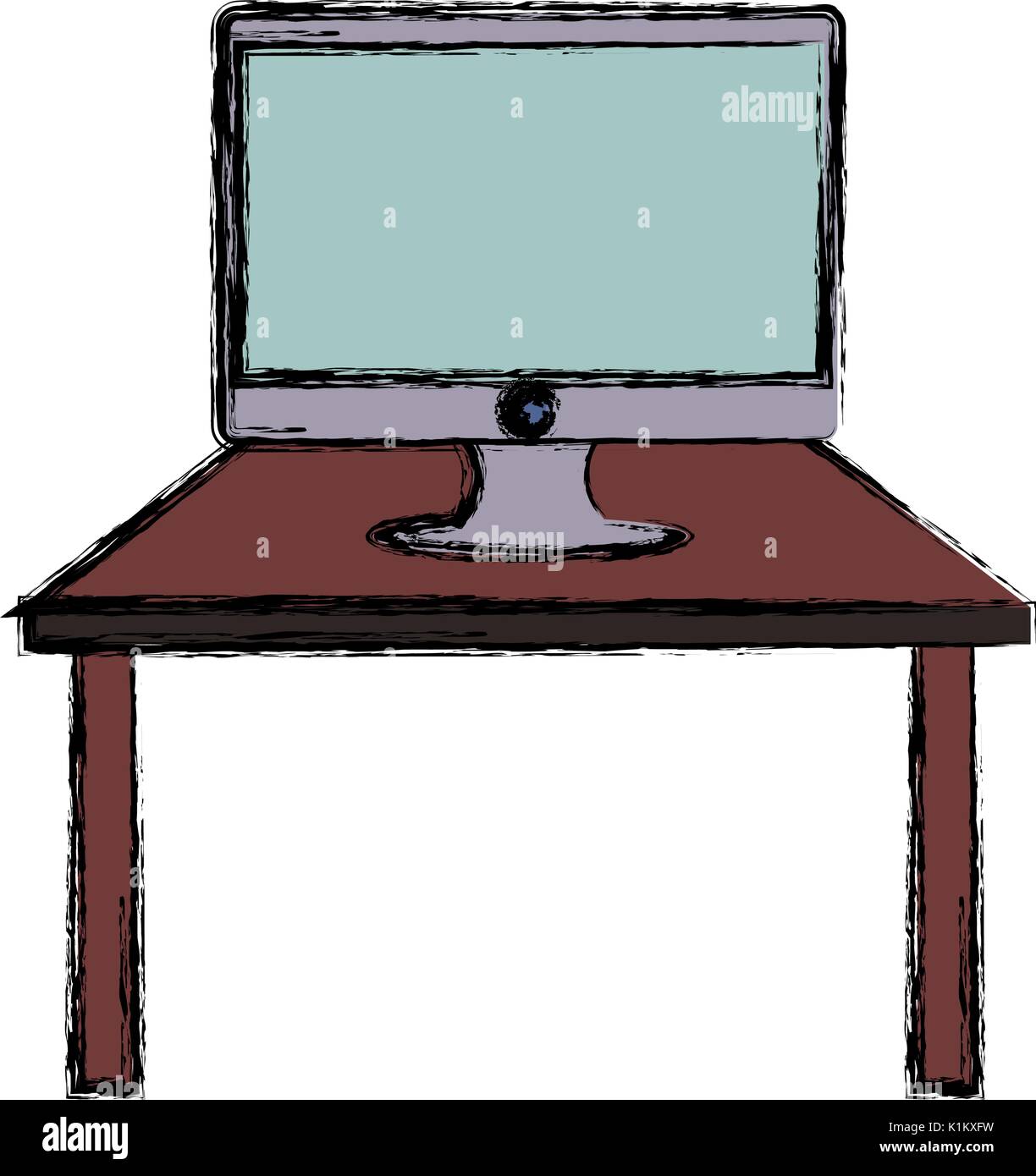 Computer screen technology icon vector illustration graphic design ...