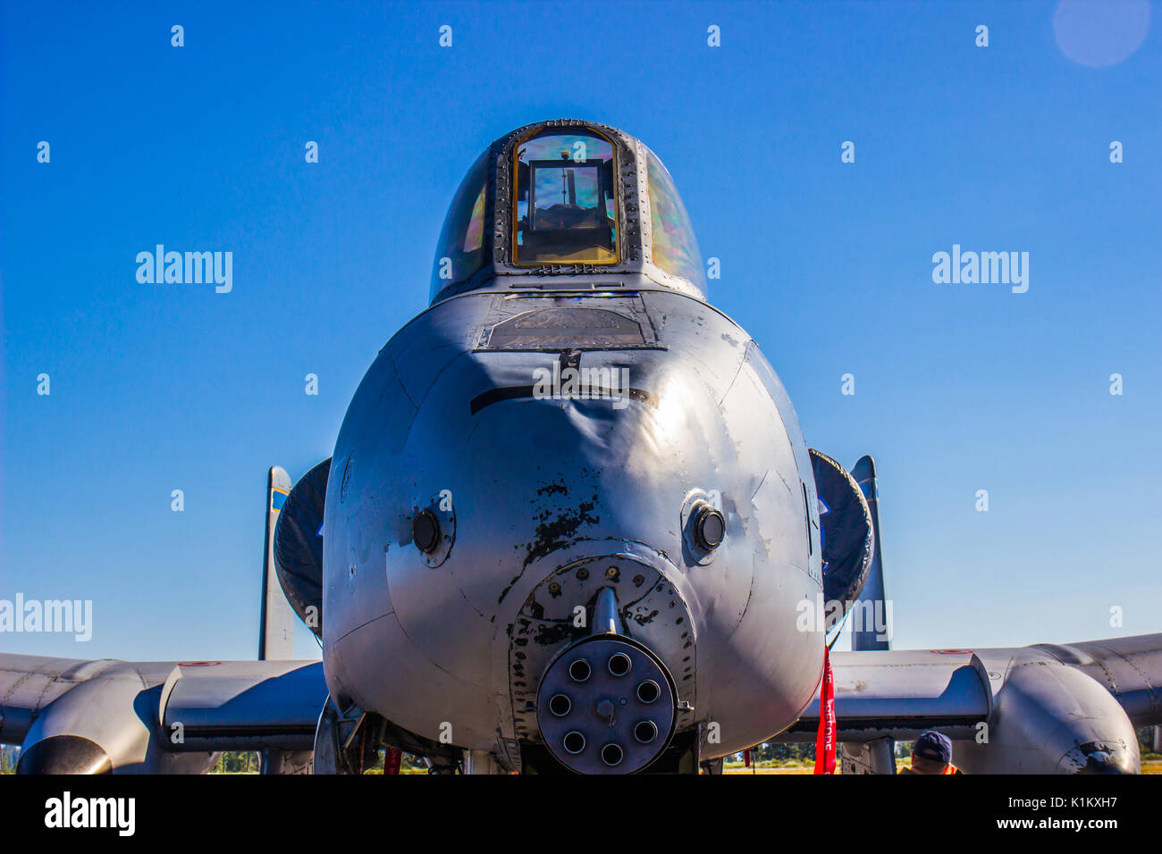 Dented Nose Of Aircraft Stock Photo - Alamy