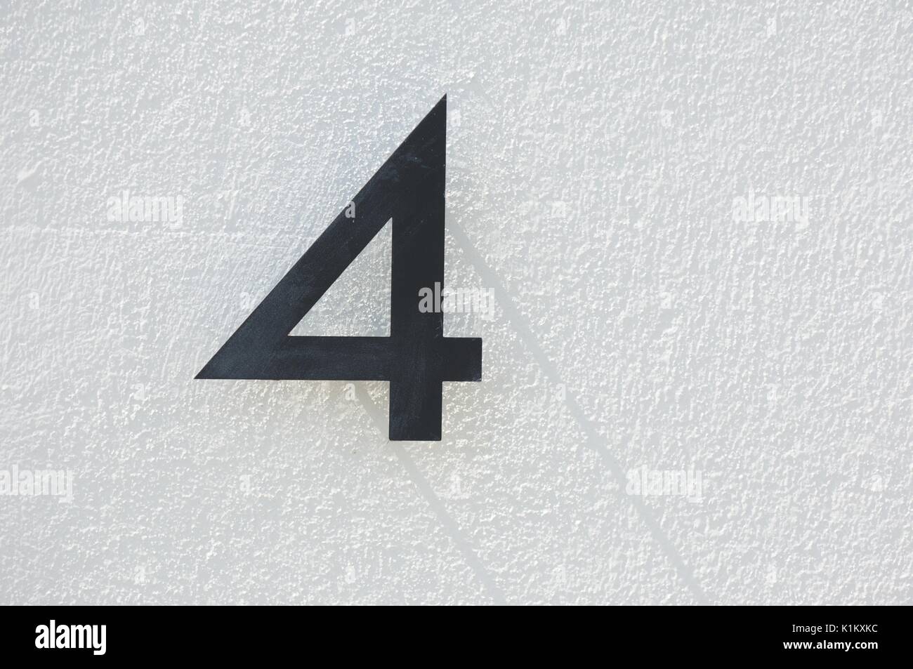 Number 4 sign hi-res stock photography and images - Alamy