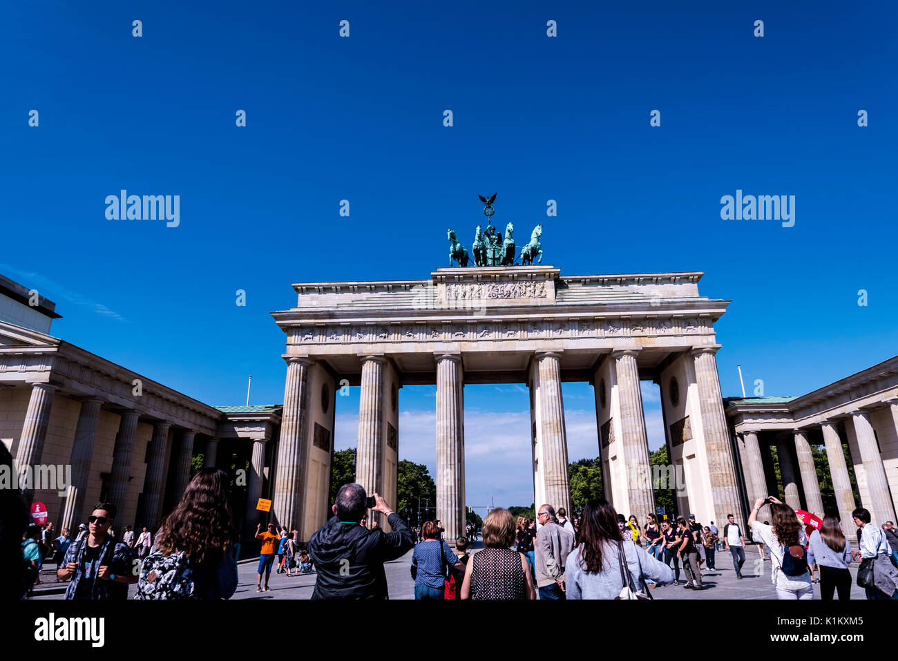 Brandenburg Gate is Berlin's most famous landmark. A symbol of Berlin ...