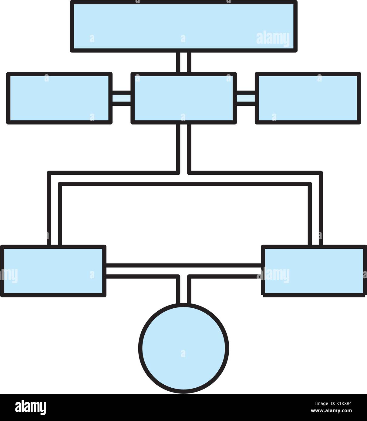 Organization chart isolated icon vector illustration graphic design ...