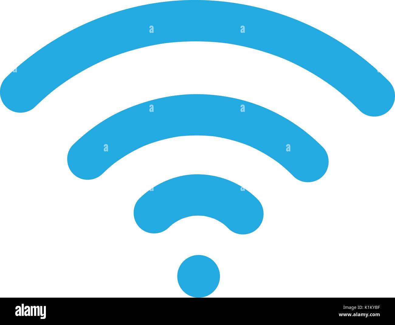 Blue CD icon, vector illustration flat design style isolated on white ...