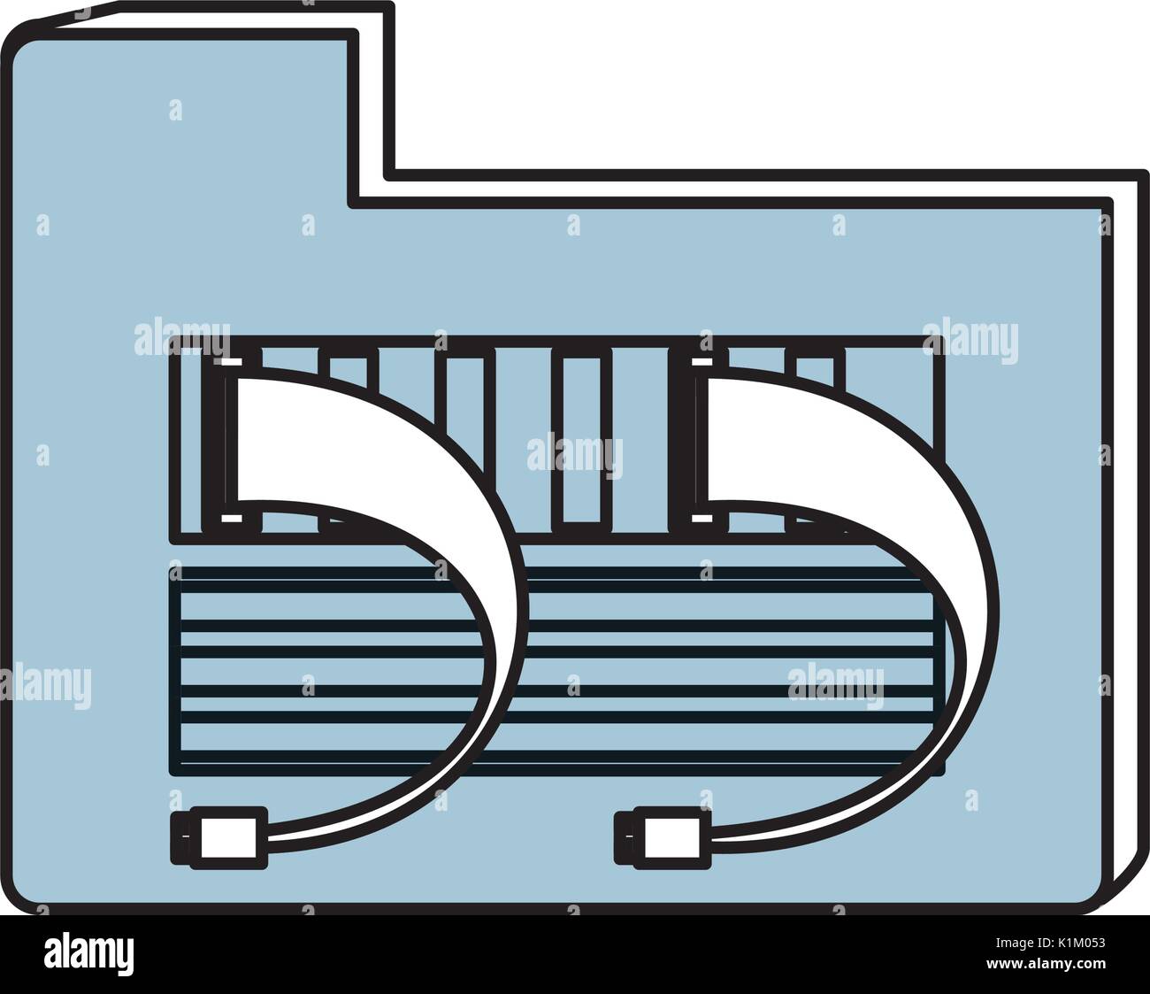 Digital folder symbol icon vector illustration graphic design Stock ...