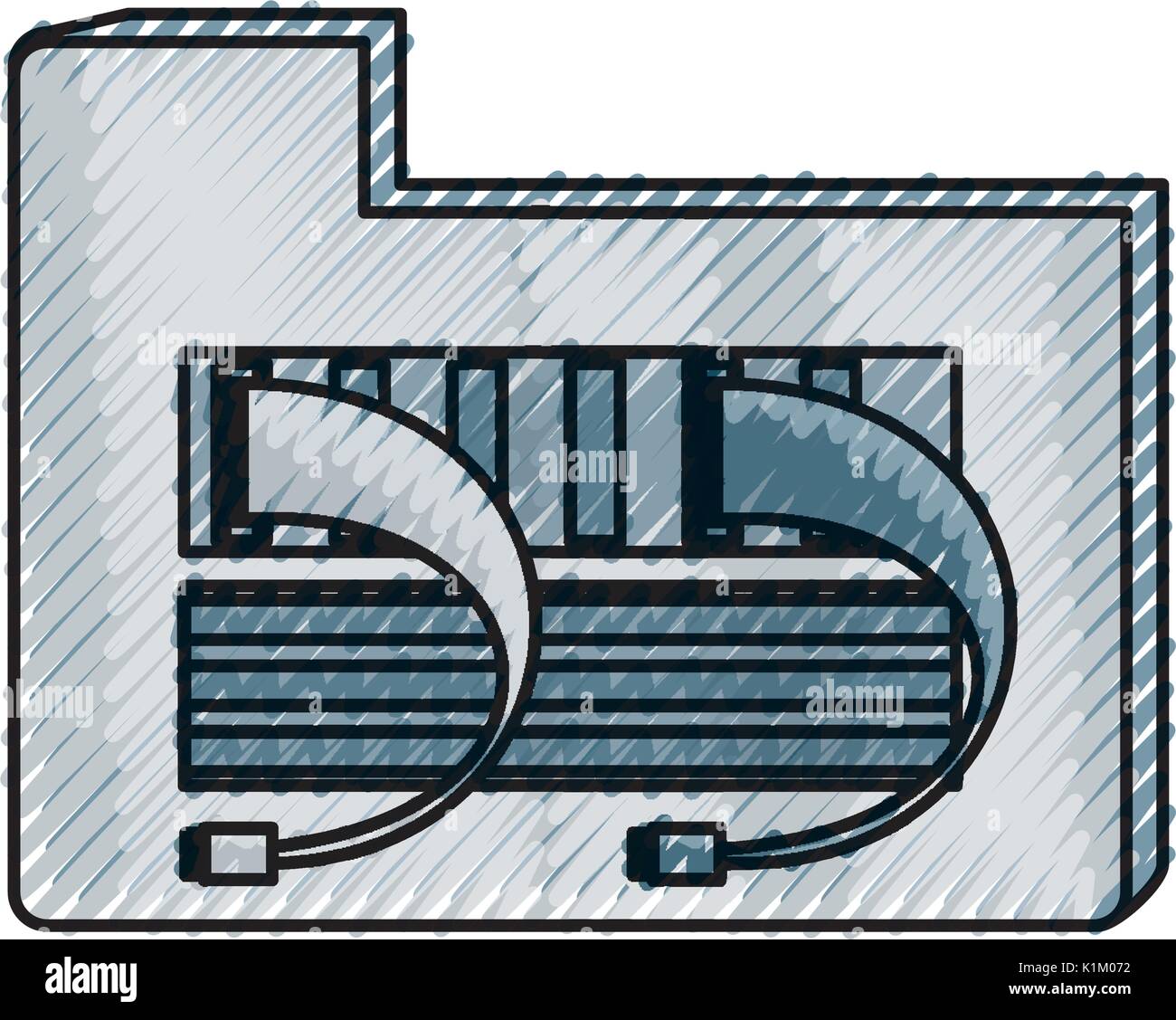 Digital folder symbol icon vector illustration graphic design Stock ...