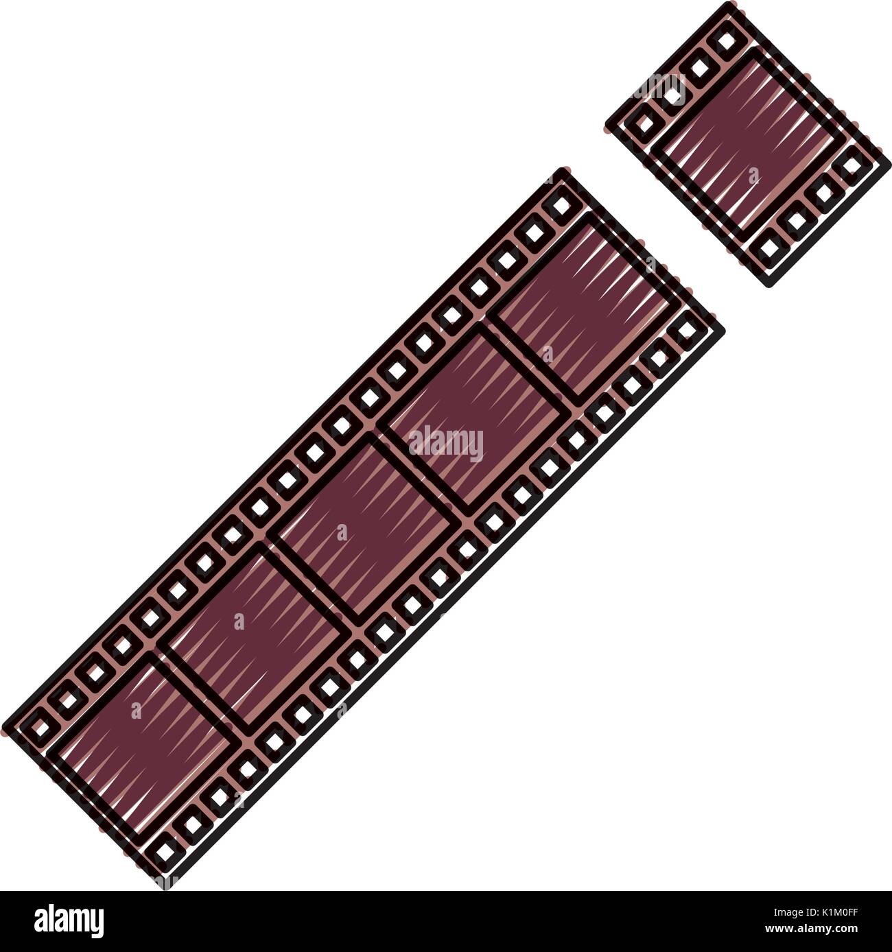 Movie reel symbol icon vector illustration graphic design Stock Vector ...