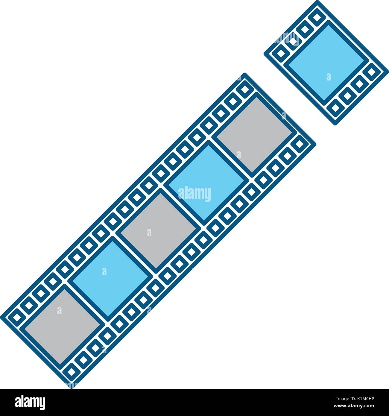 Movie reel symbol icon vector illustration graphic design Stock Vector ...