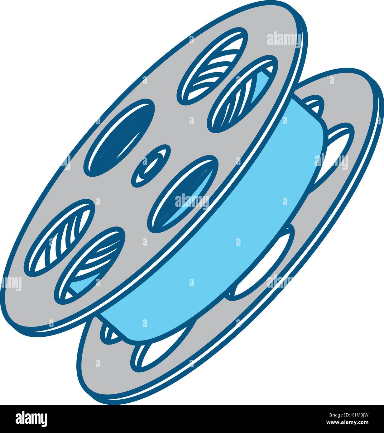 Movie reel symbol icon vector illustration graphic design Stock Vector ...