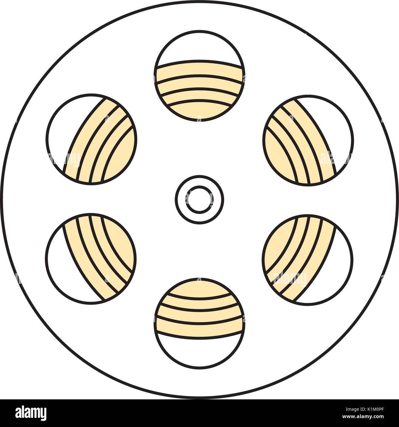 Movie reel symbol icon vector illustration graphic design Stock Vector ...