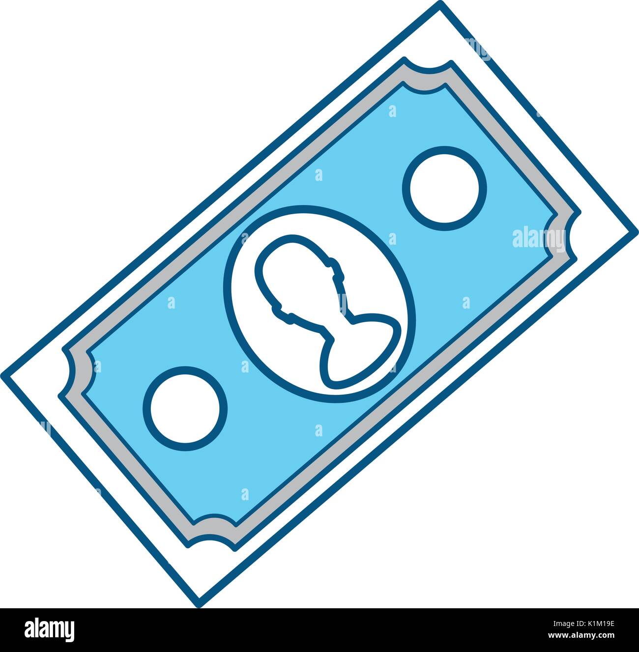 Billet money symbol icon vector illustration graphic design Stock ...