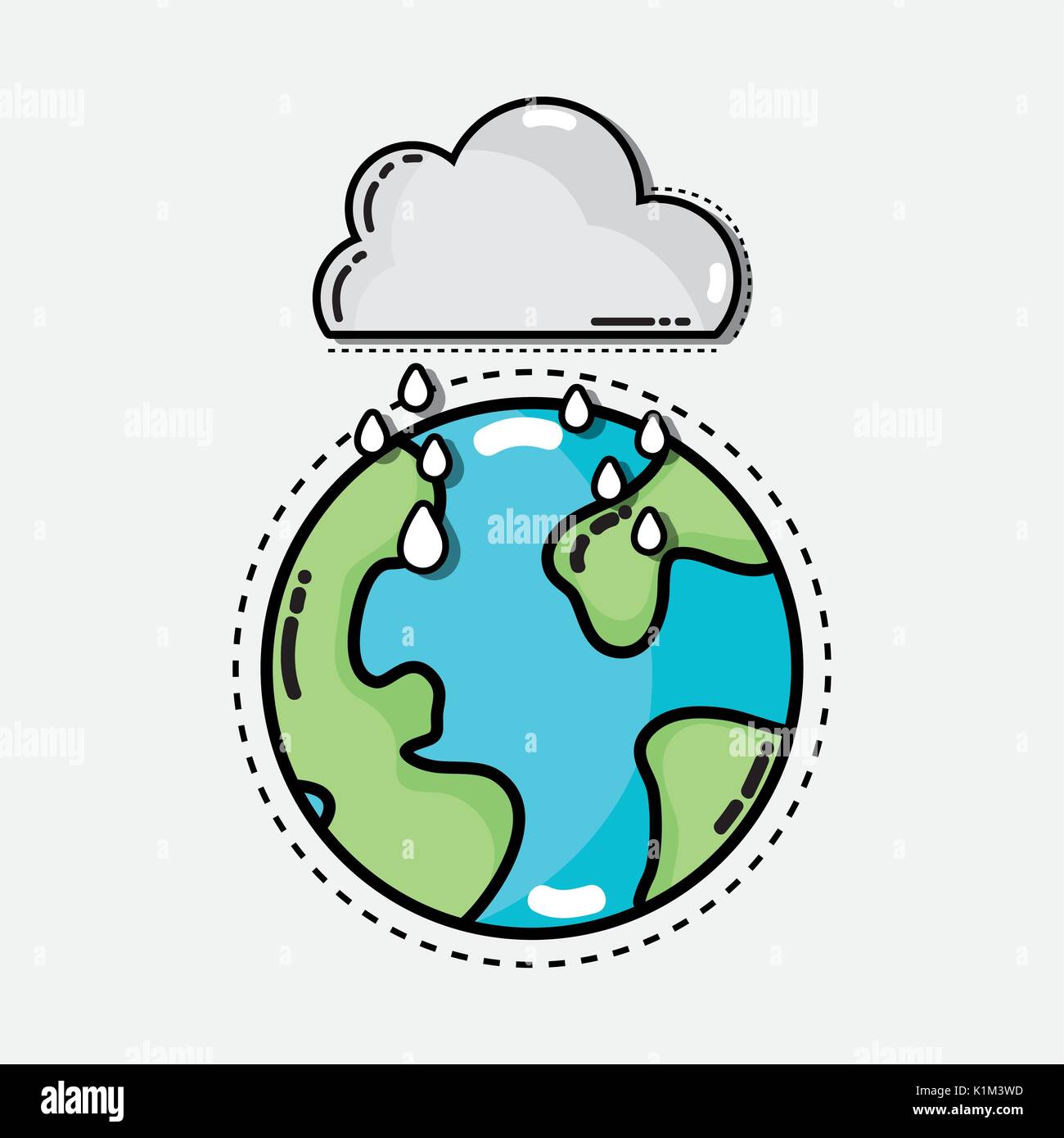 natural weather condition and diferents temperature Stock Vector Image ...