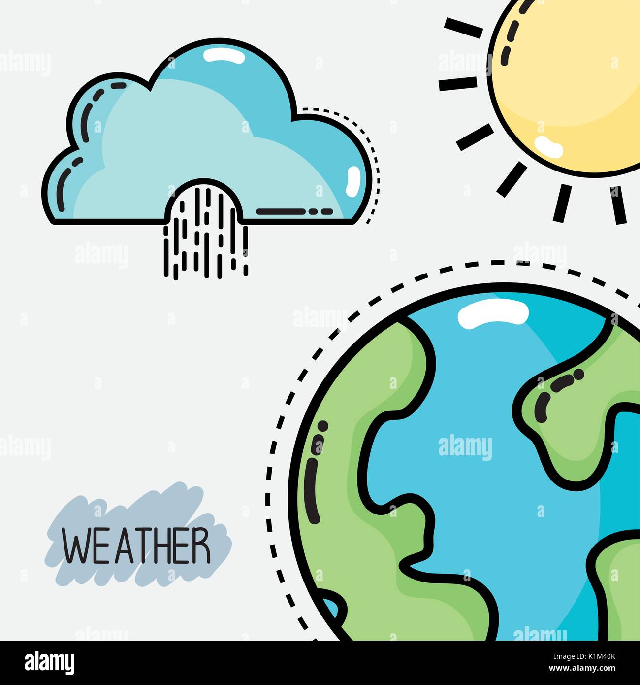 Windy condition Stock Vector Images - Alamy