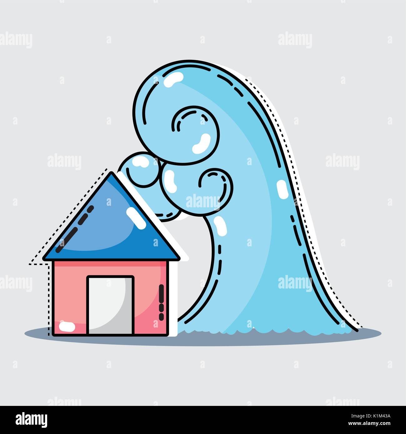 natural weather condition and diferents temperature Stock Vector Image ...