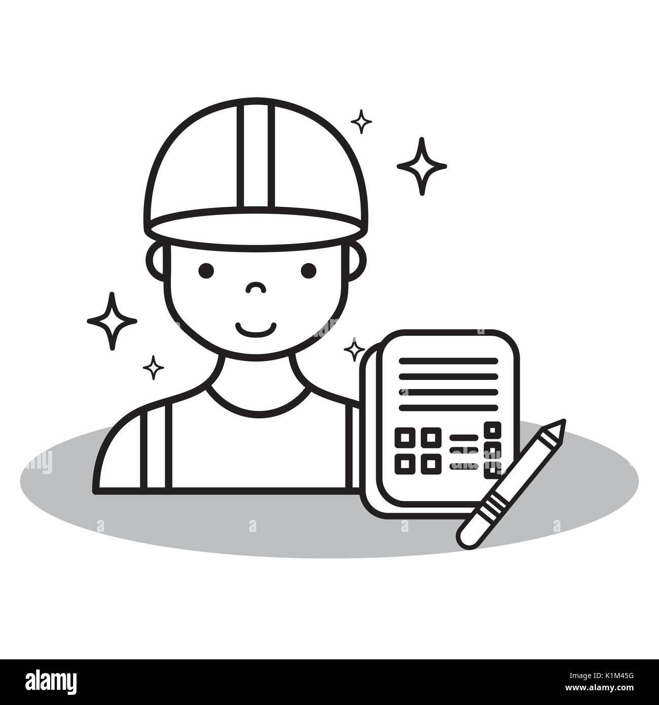 Professional car mechanic working Cut Out Stock Images & Pictures - Alamy