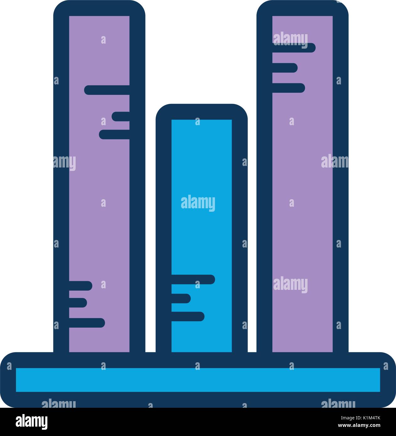 statistics bar diagram to business information Stock Vector Image & Art ...