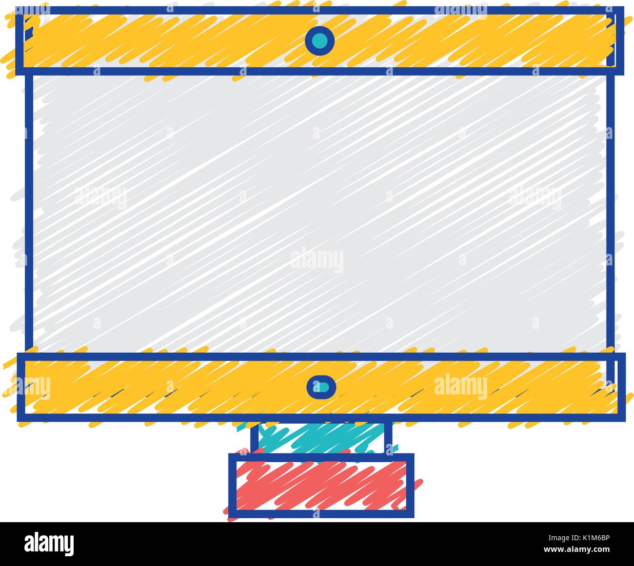 computer technology with electronic information Stock Vector Image ...