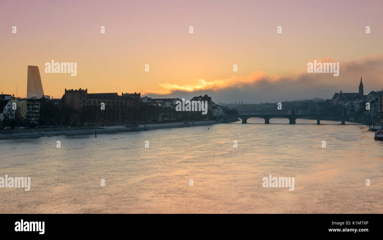 Roche tower basel hi-res stock photography and images - Alamy