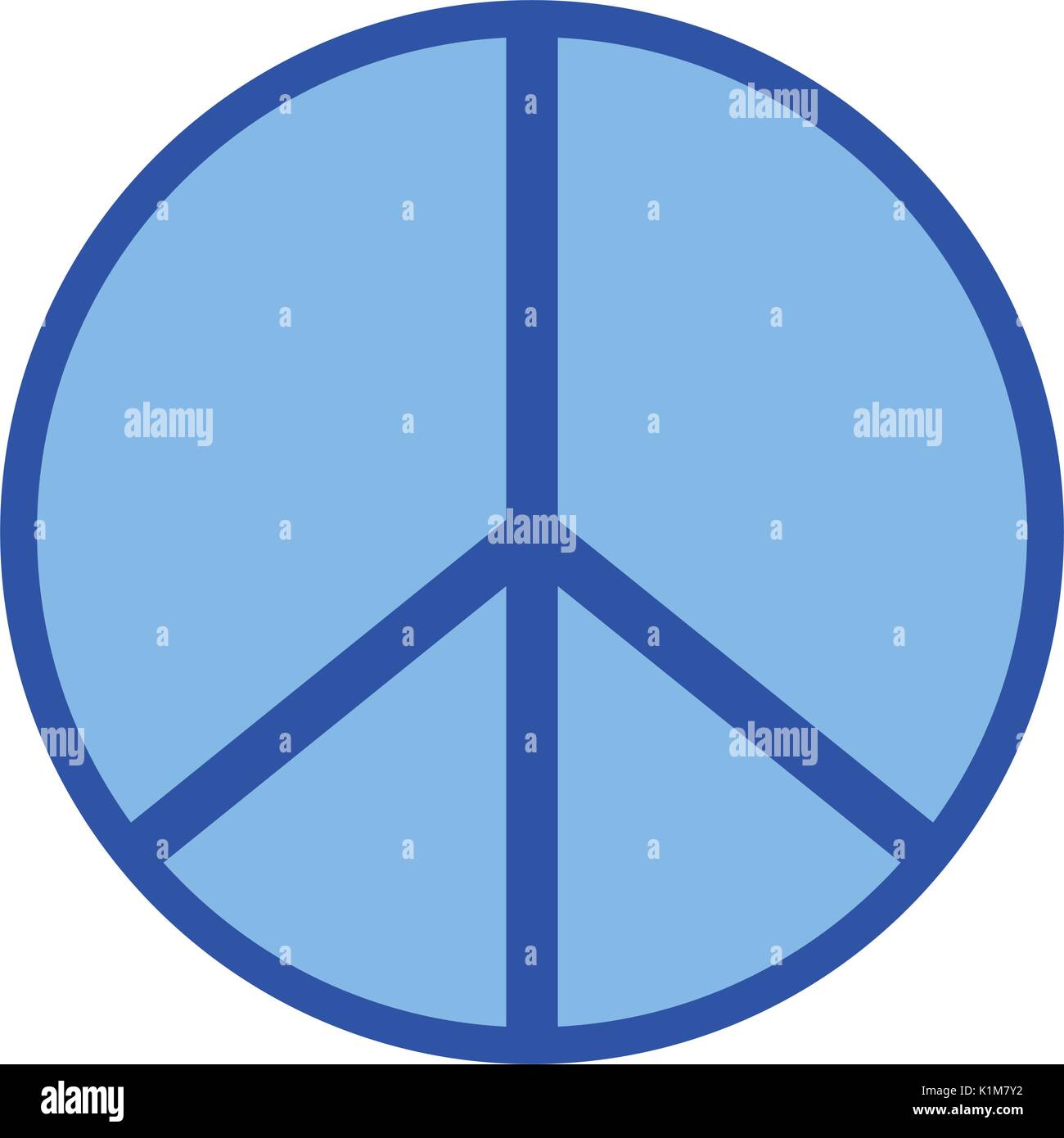 1960s hippy peace symbol Stock Vector Images - Alamy