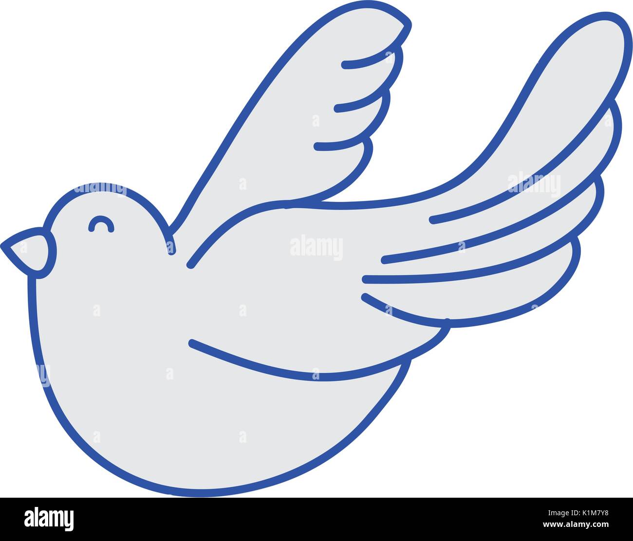 cute dove animal peace symbol Stock Vector Image & Art - Alamy