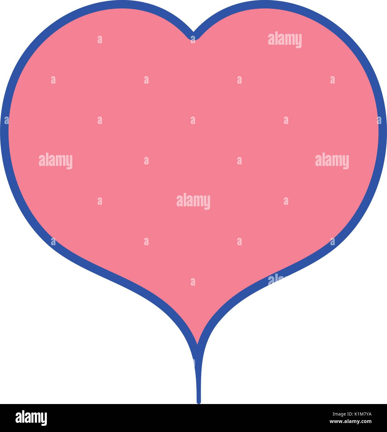 nice heart to love and romance symbol Stock Vector Image & Art - Alamy