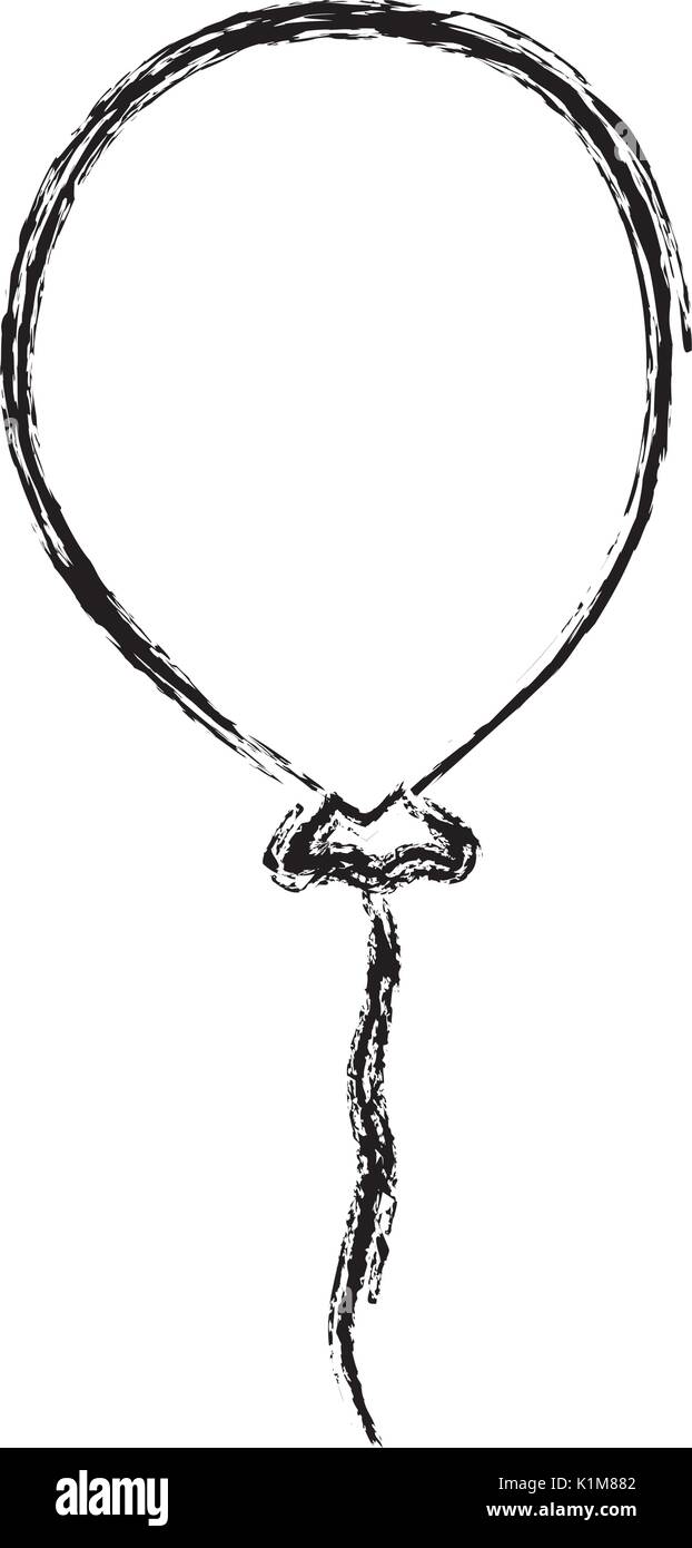 figure nice balloon object to decoration design Stock Vector Image ...