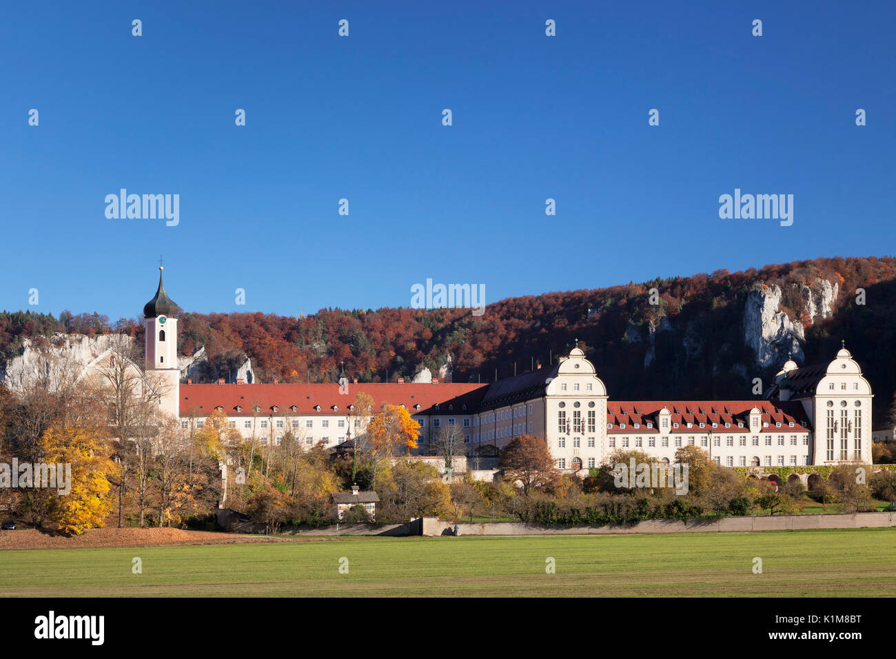 Monastery Beuron, Natural Park Upper Danube, Swabian Alb, Baden ...