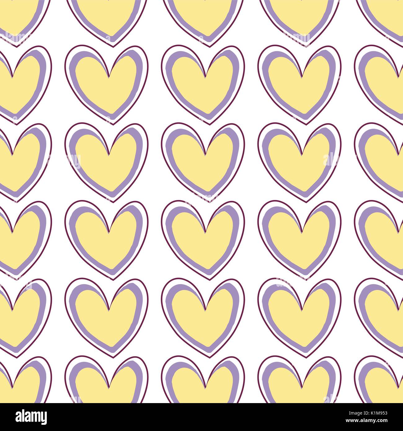 nice heart to love and romance symbol background Stock Vector Image ...