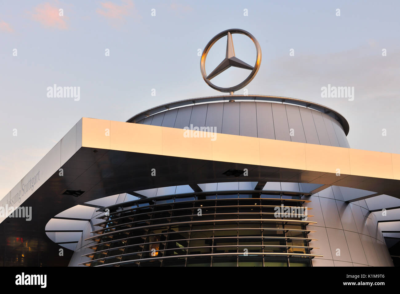 Mercedes Benz branch Stuttgart, Baden-Württemberg, Germany Stock Photo ...