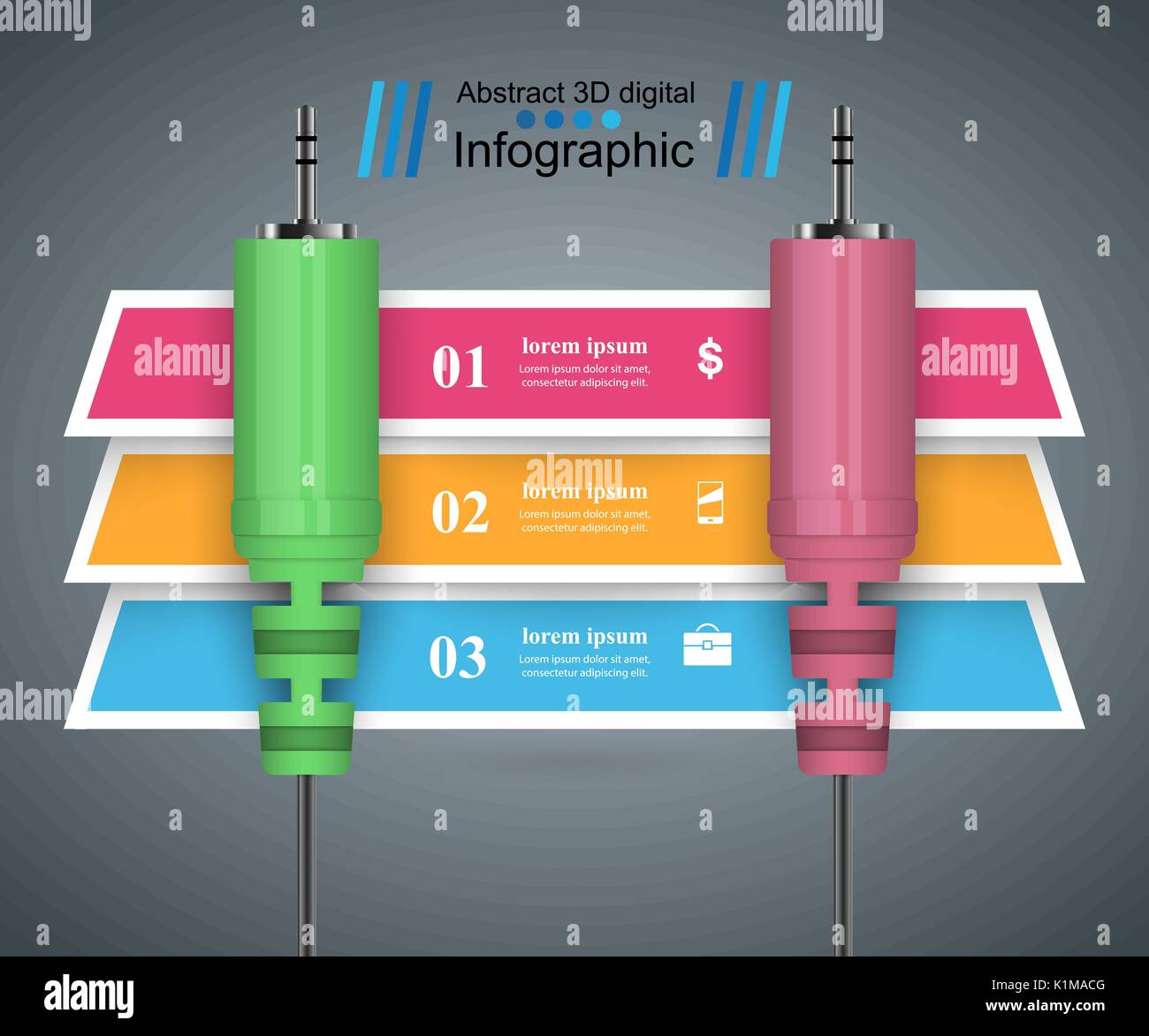 Music education Infographic. Audio input, output Stock Vector Image ...