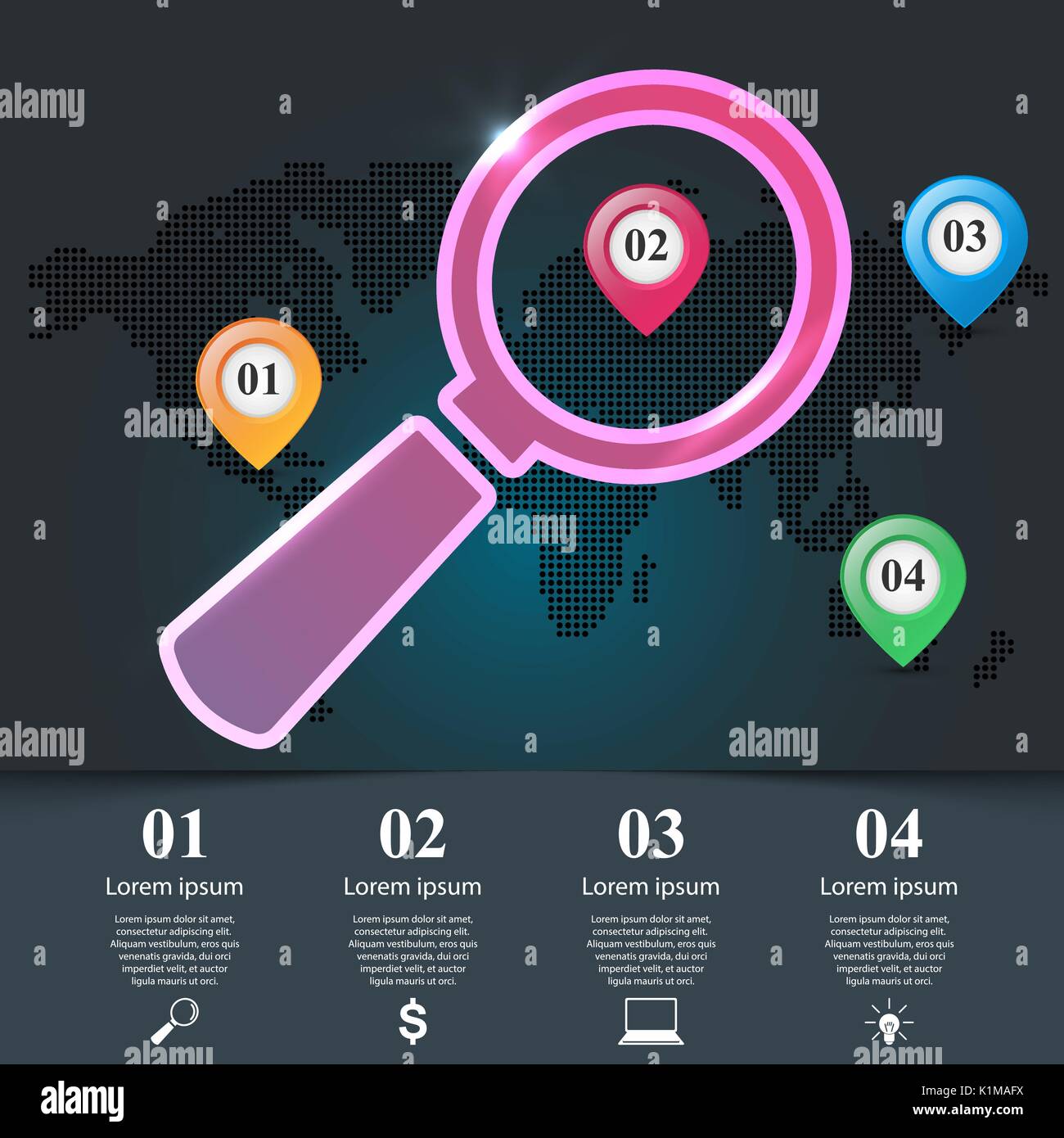 Infographic maps hi-res stock photography and images - Alamy