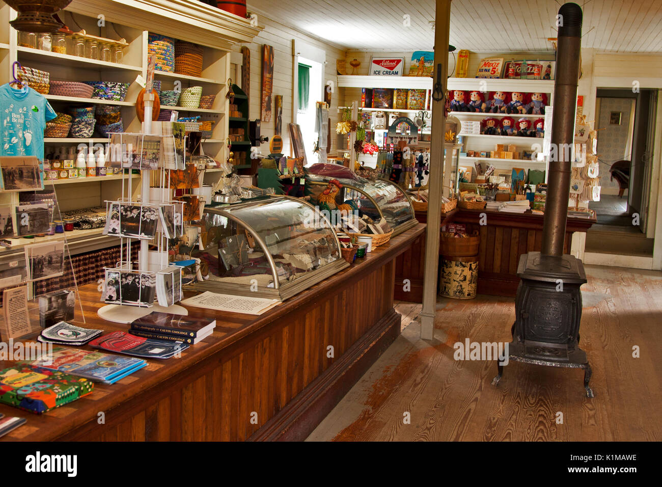 Vermont, United States, Plymouth, Calvin Coolidge Birthplace, village ...