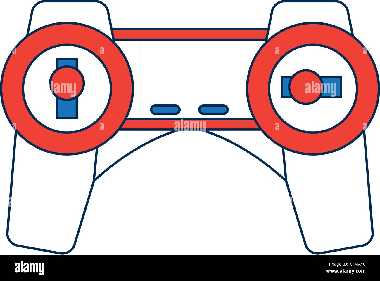 drone remote control device transmitter technology Stock Vector Image ...