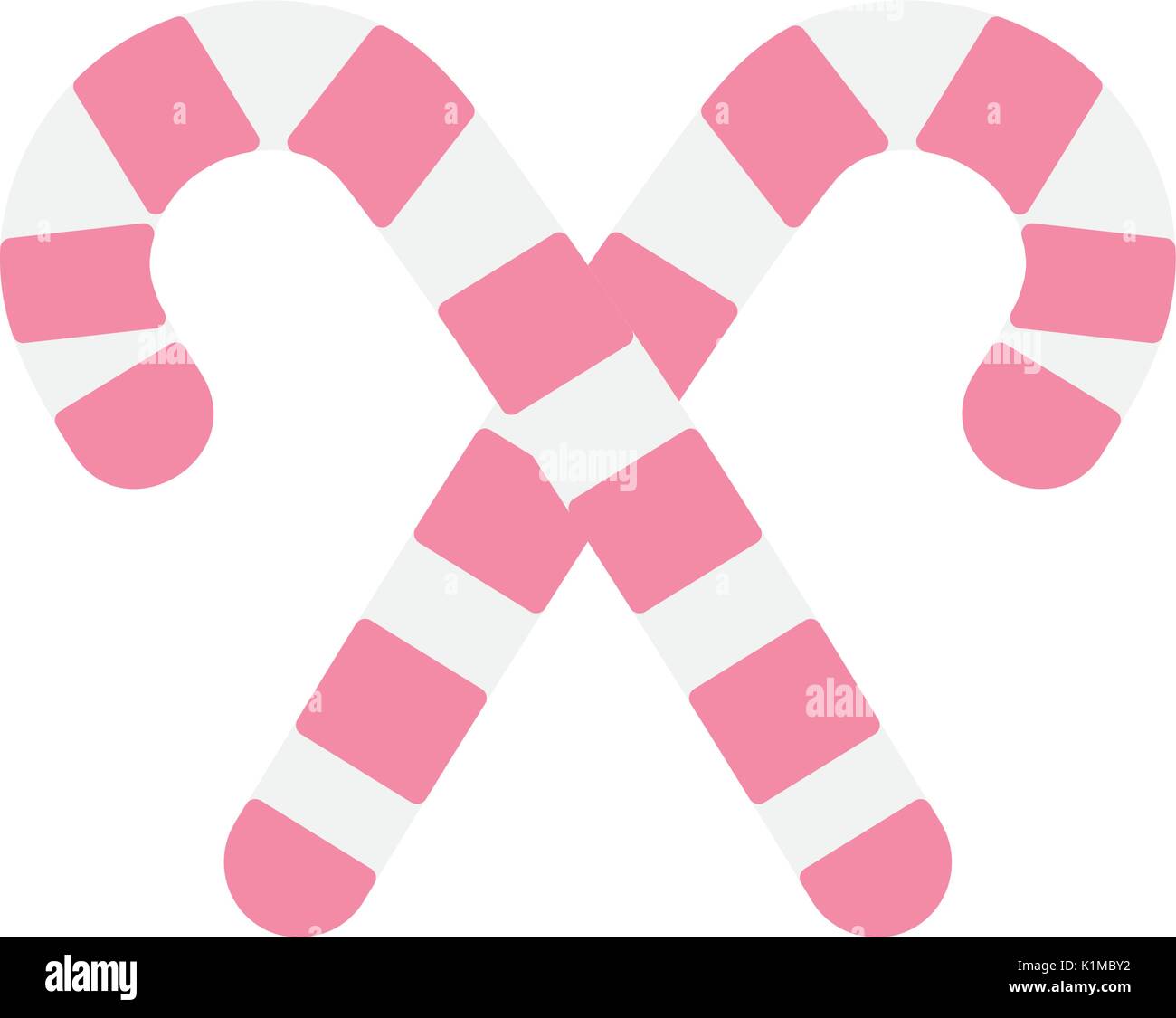 sweet walking stick merry christmas design Stock Vector Image & Art - Alamy